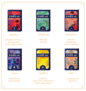 Gout pour chicha sans nicotine - Zodiac | Chicha.com